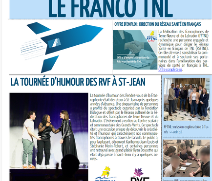 Portail des francophones de Terre-Neuve-et-Labrador, francophonie ...