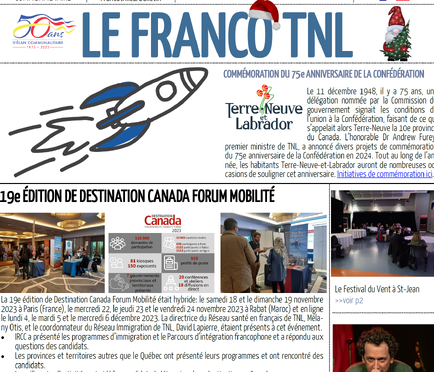 Portail des francophones de Terre-Neuve-et-Labrador, francophonie ...
